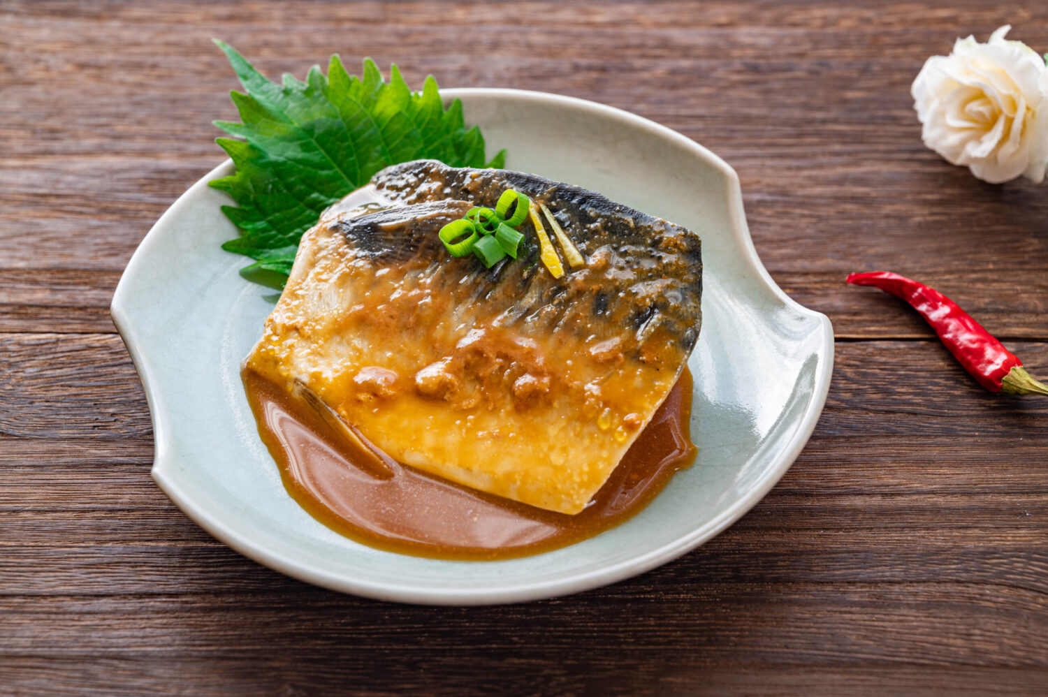 Saba no Miso Ni (Mackerel Simmered in Miso Broth) - Japan Wellness